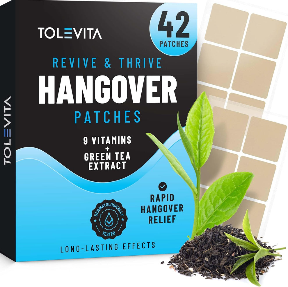 After-Party Hangover Patches, Vitamin-Infused Recovery Patches, 42 pat ...