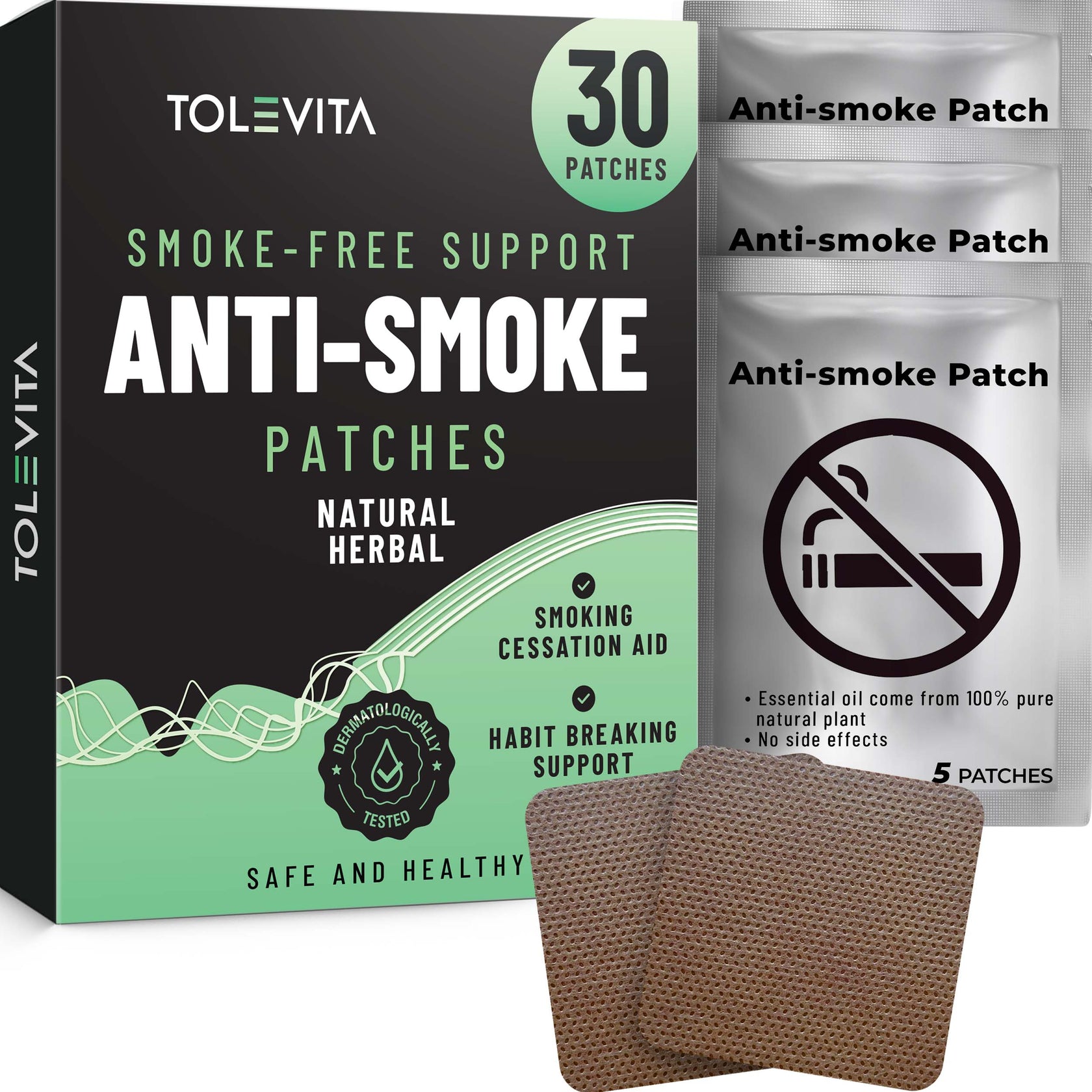 Anti-Smoke Herbal Patches to Help Reduce Cravings, Herbal Stop Smoking ...